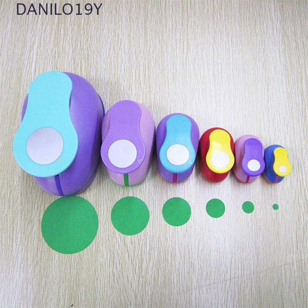 DANILO19Y Circle Punch สําหรับกระดาษเด็กตัดหัตถกรรม 9/16/25 มม.อุปกรณ์ ...