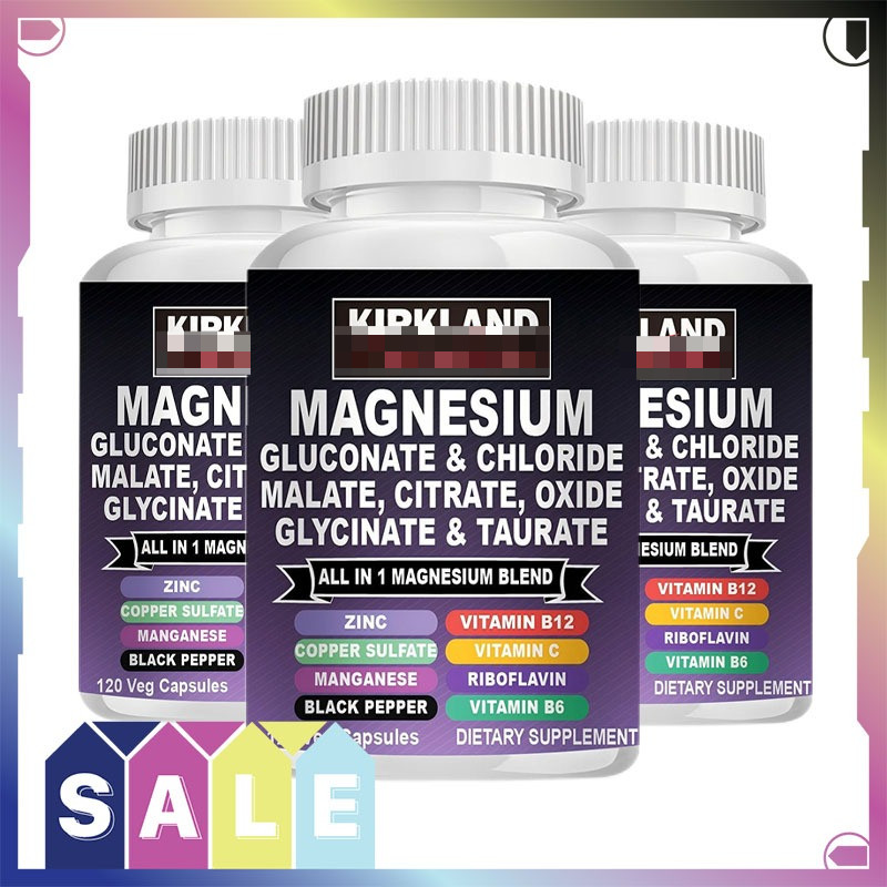 KIRK Magnesium Supplement รองรับสุขภาพกระดูก, การทำงานของกล้ามเนื้อ ...