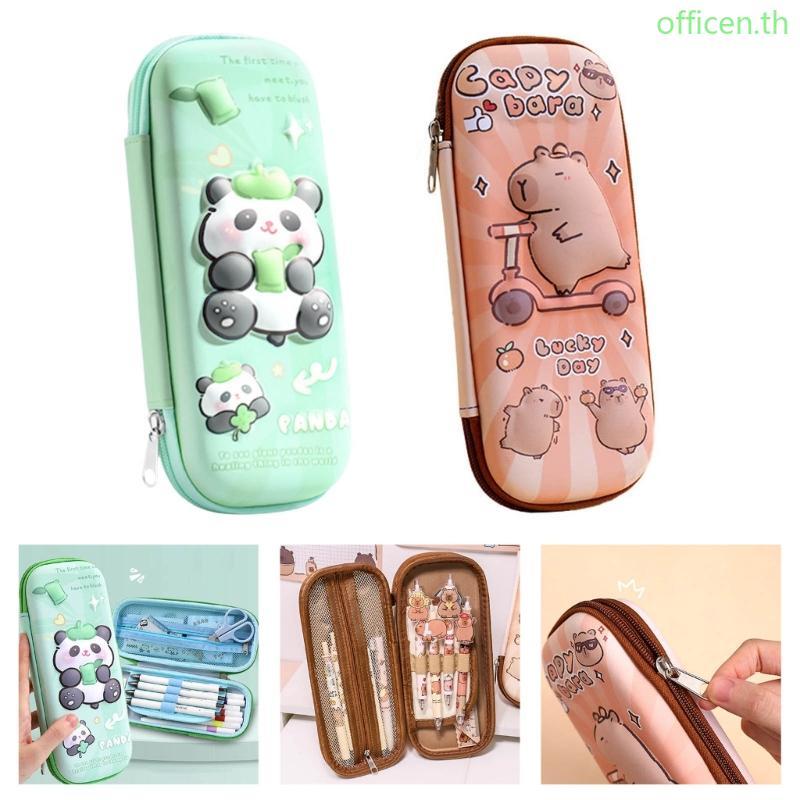 Cen Capybara กระเป๋าดินสอกล่องดินสอ 3D Panda Pen Case อุปกรณ์การเรียน ...