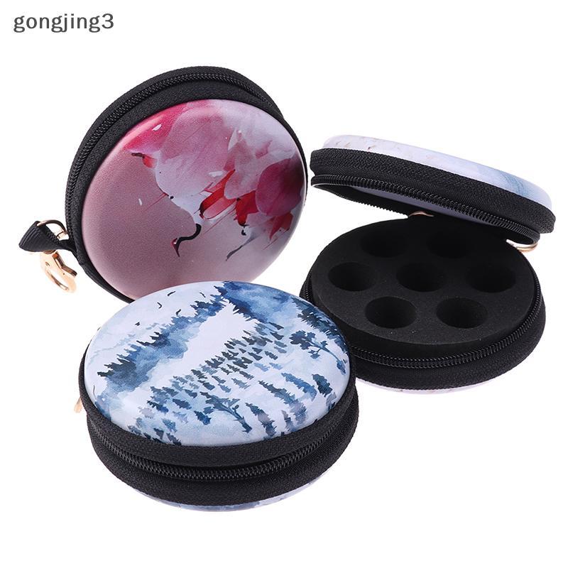 Gongjing3 7 ขวด Round Storage Bag Organizer 1ml 2ml ขวด th | Shopee ...
