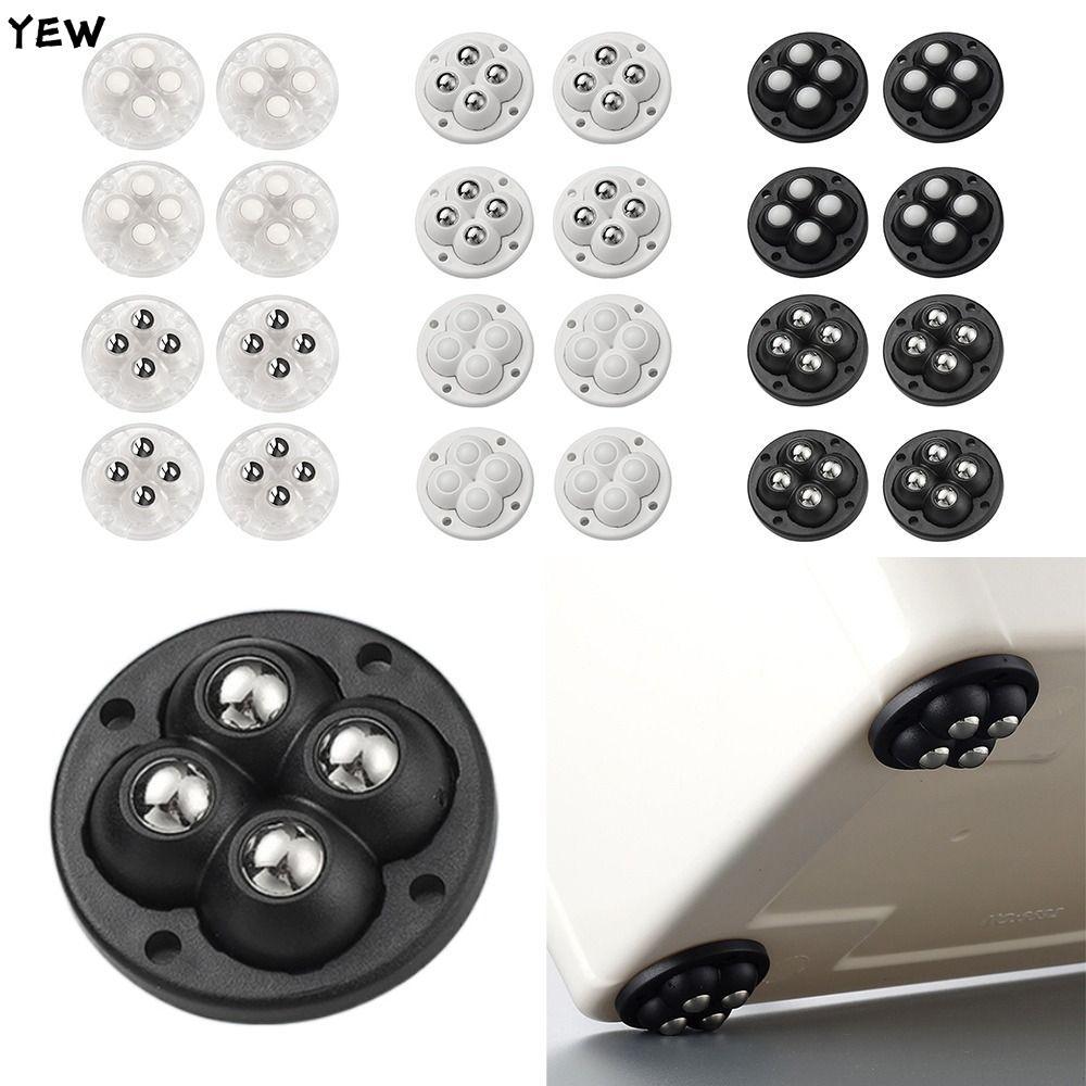 YEW 4pcs เฟอร์นิเจอร์ล้อ, Mute Ball Self กาวประเภท Universal ล้อ,คุณภาพ ...