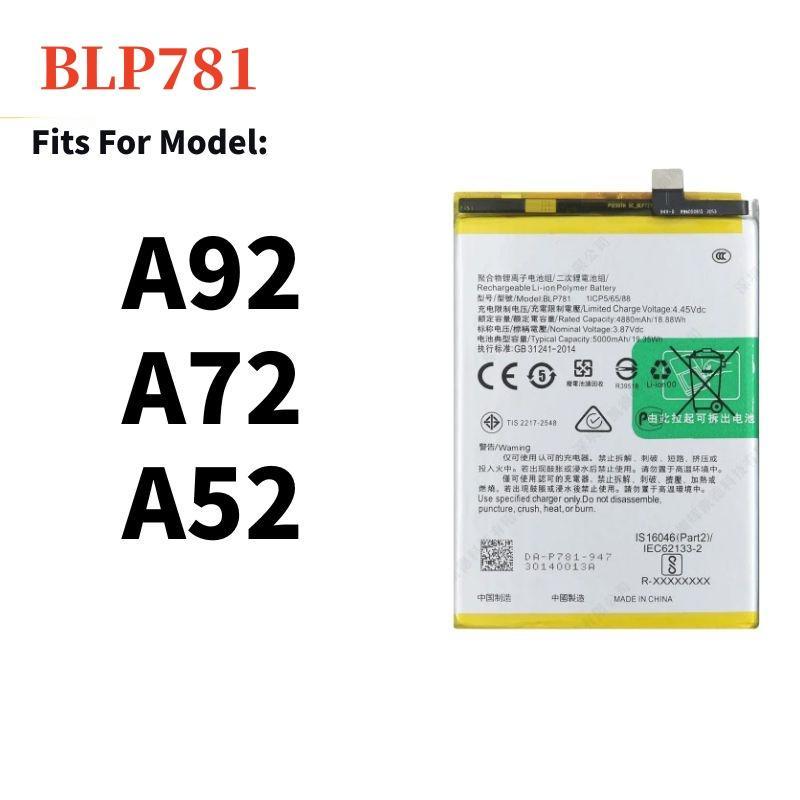 Battery BLP781 Compatible For แบตเตอรี่ OPPO แบต A92 A72 A52 | Shopee ...