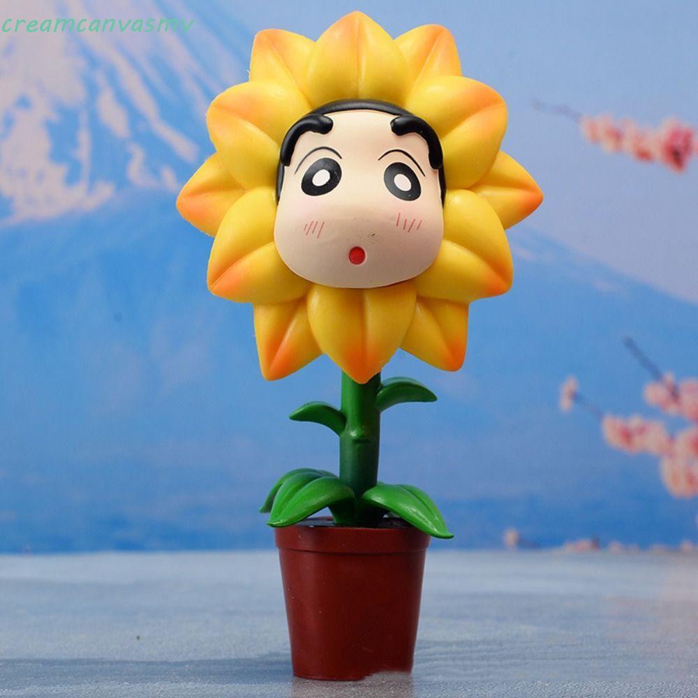 ROVER Crayon Shin-Chan รุ่นดอกทานตะวัน, PVC คอสเพลย์ร้านดอกไม้ ...