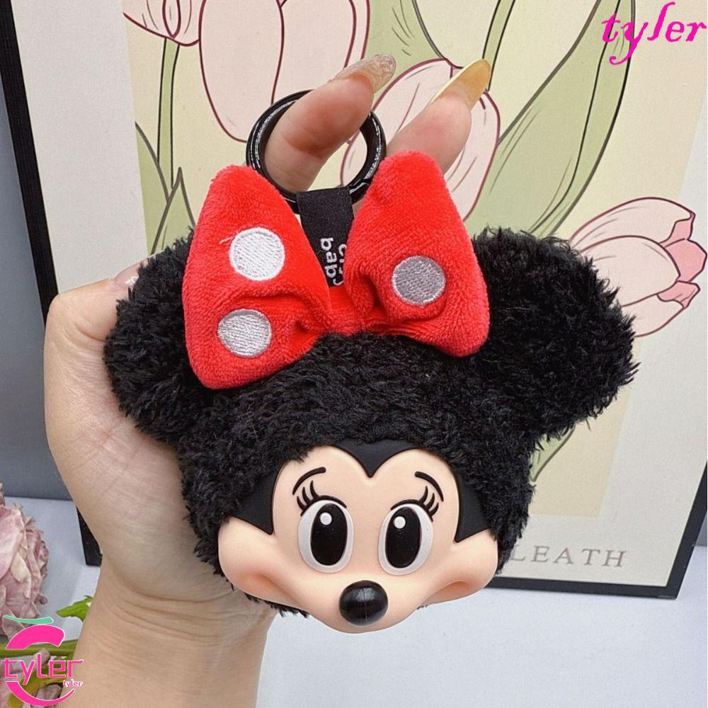 TYLER Mickey Minne ตุ๊กตาตัวเลข,การ์ตูนสะสม Mickey Minne พวงกุญแจตุ๊กตา ...