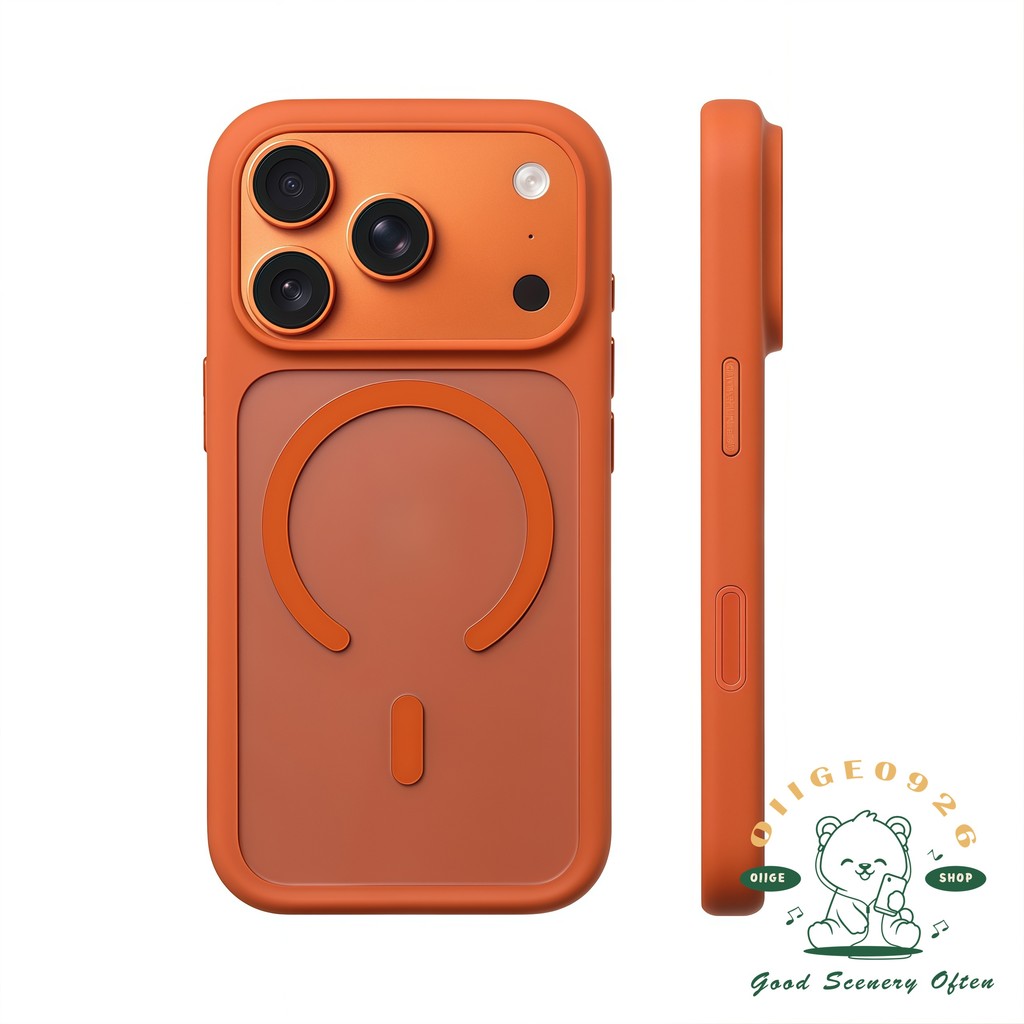 พร้อม AI ปุ่มภาพผิวความรู้สึกเคสโทรศัพท์แม่เหล็ก Iphone17 Pro Max ...