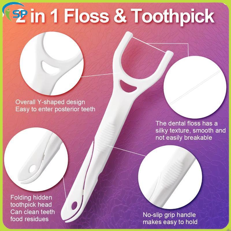 # แฟชั่น TH # 75 ชิ้น Y-Shaped Floss Inter แปรงง่ายต่อการลบอาหารสาร ...