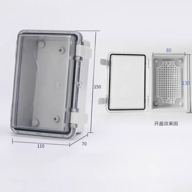 150x100x70mm IP65 ABS Junction Box Plastic Dustproof Waterproof ...