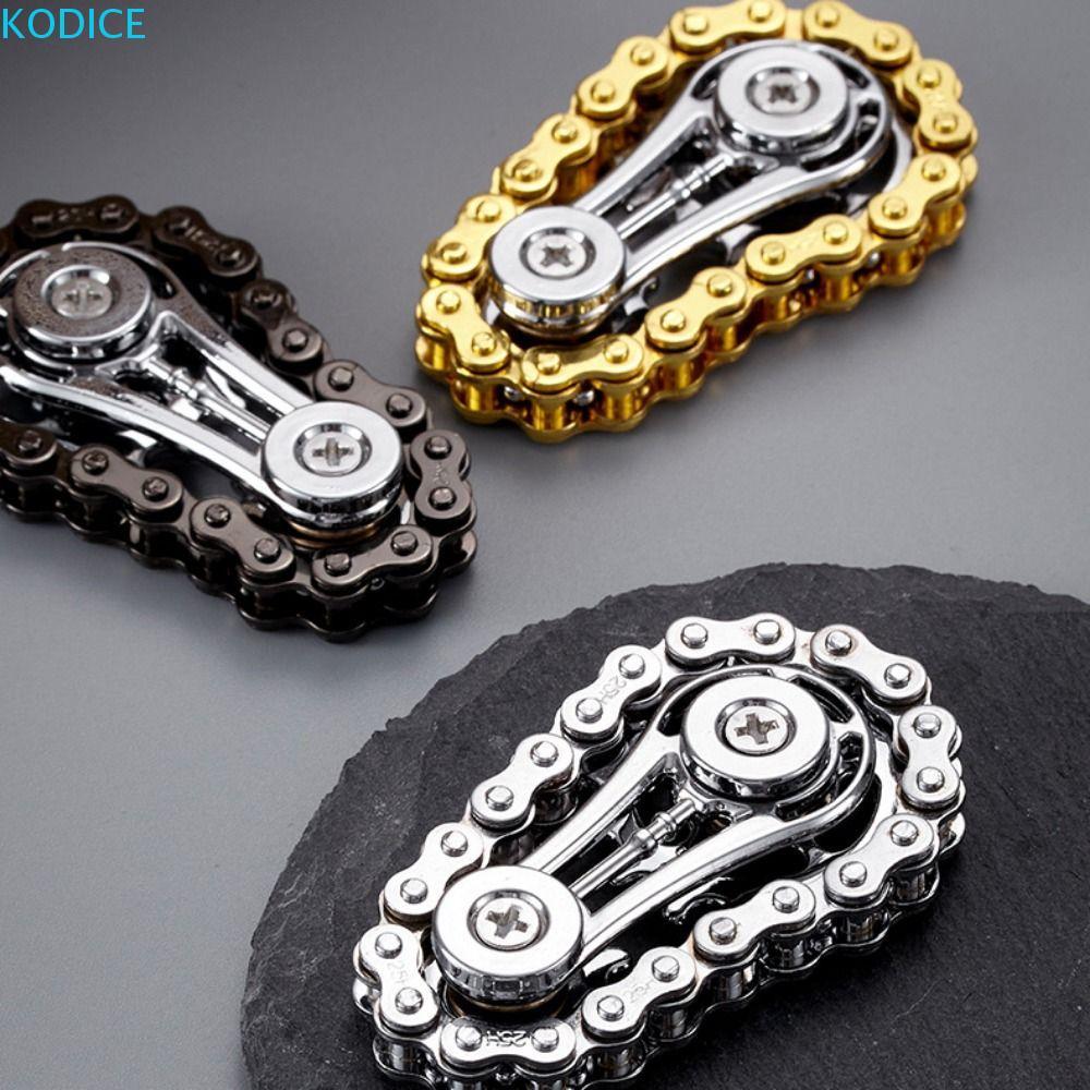 KODICE Hand Spinner Chain Gear, Chains Gear Gyroscope ปลายนิ้ว Gyro ...