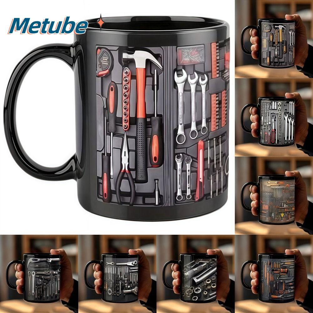 METUBE แก้วกาแฟช่าง, กล่องเครื่องมือเซรามิคออกแบบถ้วยน้ํา, รูปแบบประแจ ...