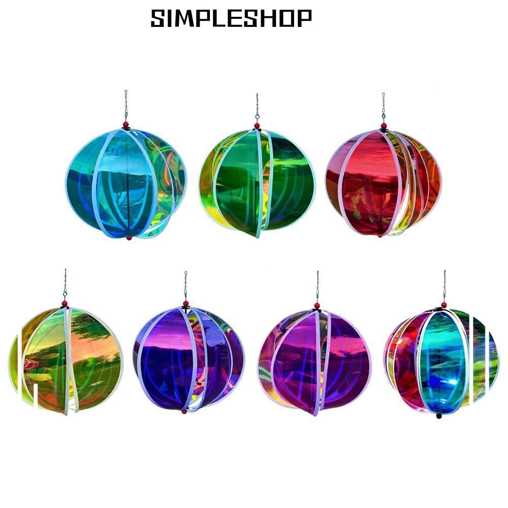 SIMPLESHOP บอลลูนอากาศร้อน Wind Spinner, ฟิล์มเรืองแสงฟิล์มสดใส Wind ...