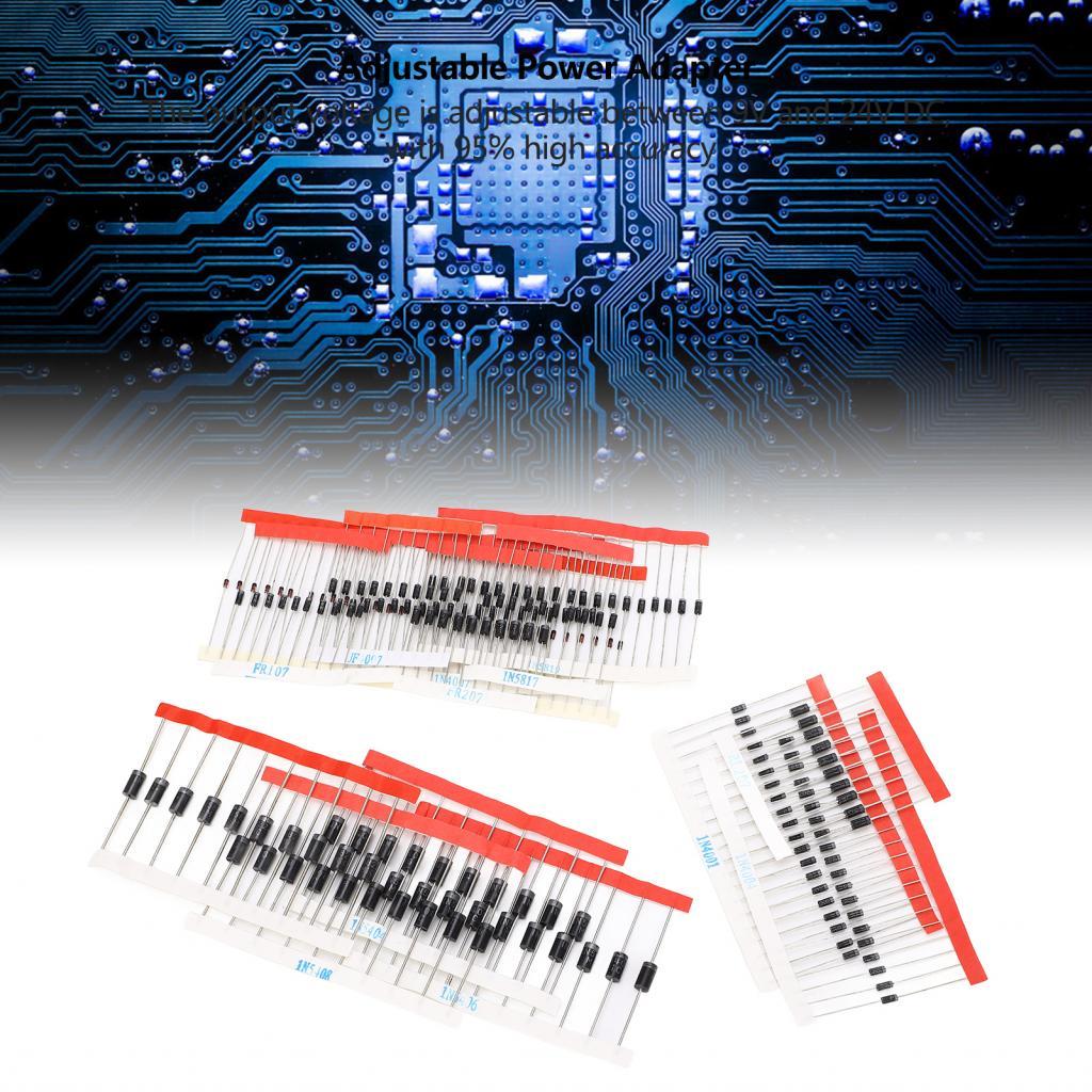 Rectifier Diode Assorted Kit สารกึ่งตัวนำความเสถียรสูง 200 ชิ้นสำหรับ ...