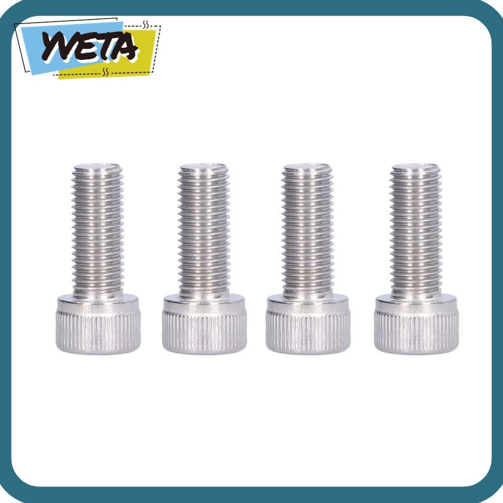 YVETA 4PCS Hex Socket Bolt, สแตนเลส 1.25 มม.Fine Pitch Socket Head Cap ...