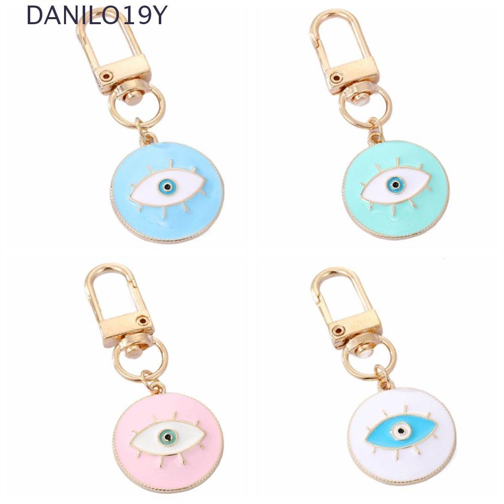 DANILO19Y Evil Eye พวงกุญแจ, Lucky ตุรกี Retro รอบ Blue Eye พวงกุญแจ ...