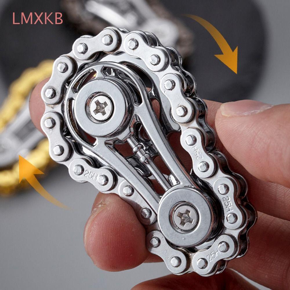 LMXKB Hand Spinner Chain Gear, Chains Gear Gyroscope ปลายนิ้ว Gyro ...