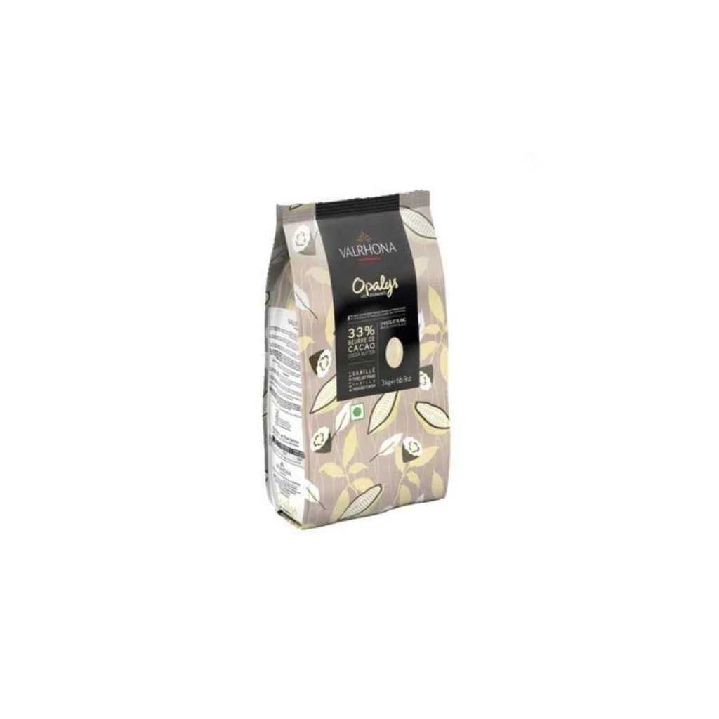 VALRHONA OPALYS 33% WHITE CHOCOLATE โอปอลิส ไวท์ช็อกโกแลต 33% มี 3 ขนาด ...