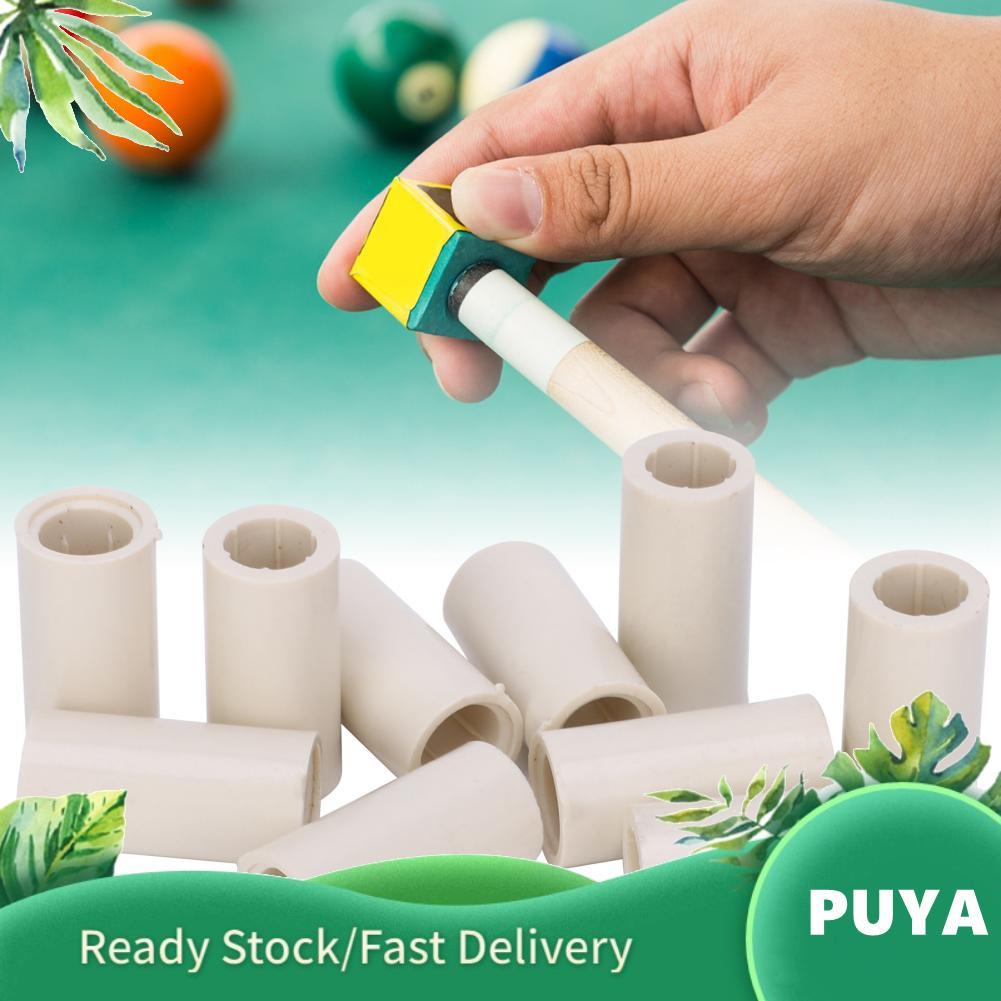 Puya 40pcs Billiard Cue Ferrules สีขาวเส้นใยสระว่ายน้ำ Stick ชุด Rod ...