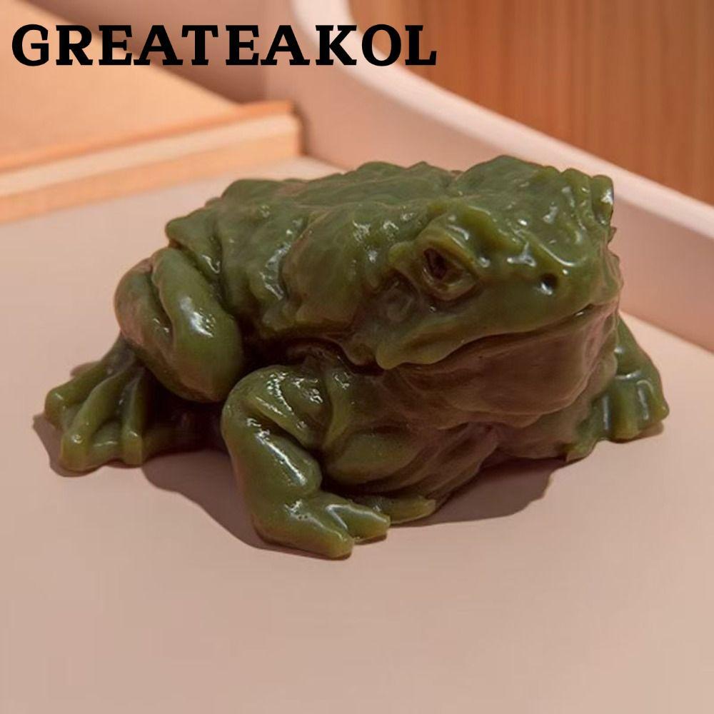 GREATESKOL Frog SimulationToy, Sticky Soft Frog Squeeze, Stress-relief ...