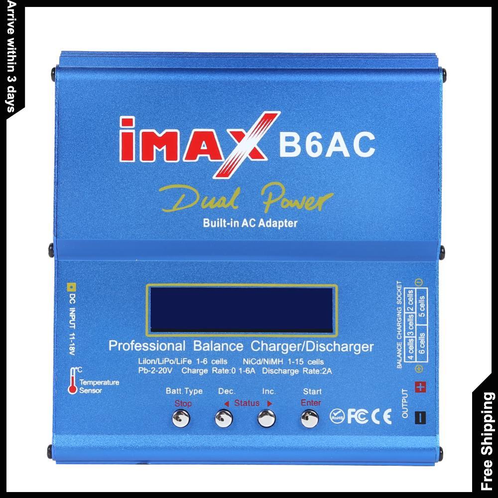 IMAX B6AC 80W แบตเตอรี่ลิเธียม RC Balance Charger Data Storage ...