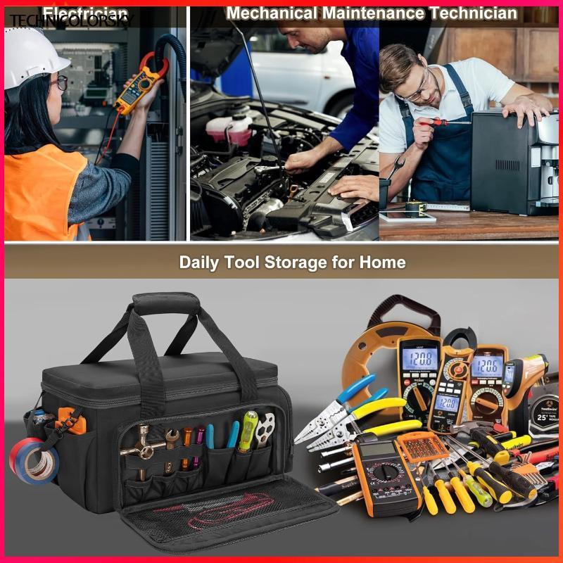 Technicolorsky Heavy Duty s กระเป๋าเครื่องมือลื่นฐานอเนกประสงค์สําหรับ ...
