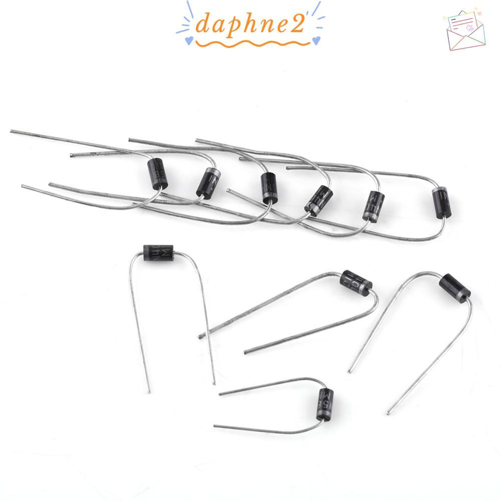 DAPHNES 100PCS Rectifier Diode Assortment, 10 ค่าสะดวกจัดเก็บชุด ...