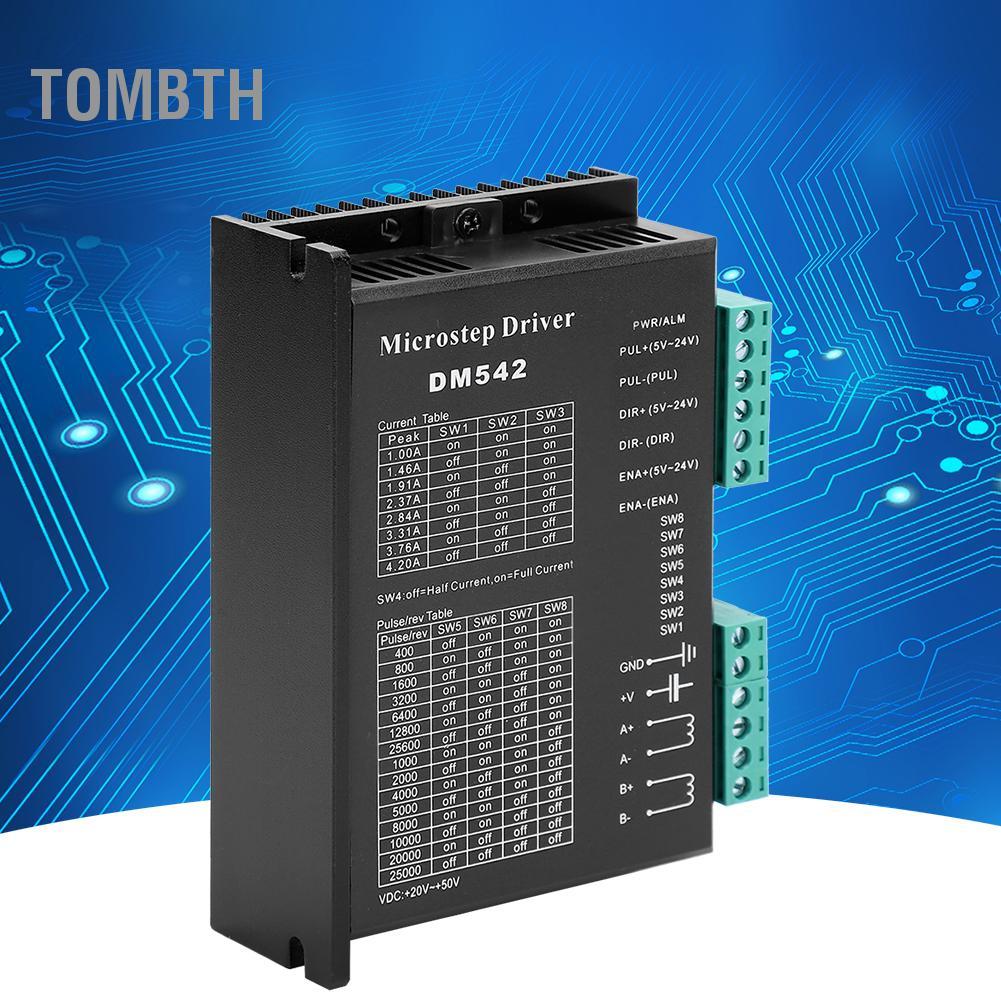 Tombth Tombth Microstep Driver Stepper มอเตอร์ 2 เฟส High Subdivision ...