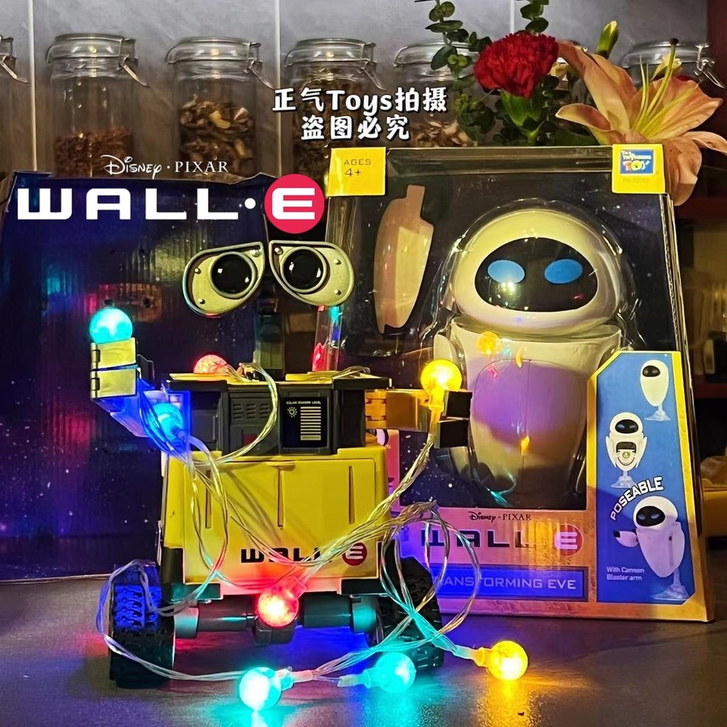 ของแท้ Disney Robot Story WALL-E Wally EVE EVE Deformation Model ...