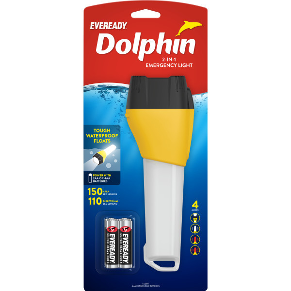 ไฟฉาย Eveready Dolphin Pico แบบ 2-in-1 EVR AP 2IN1 DOLPHIN 150 HH OS ...