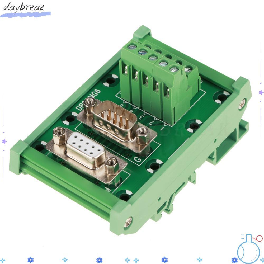 DAYBREAK DB9 Breakout Board, DB9-MG6 ขั้วต่อชาย/หญิง DB9 DIN Rail โมดูล ...