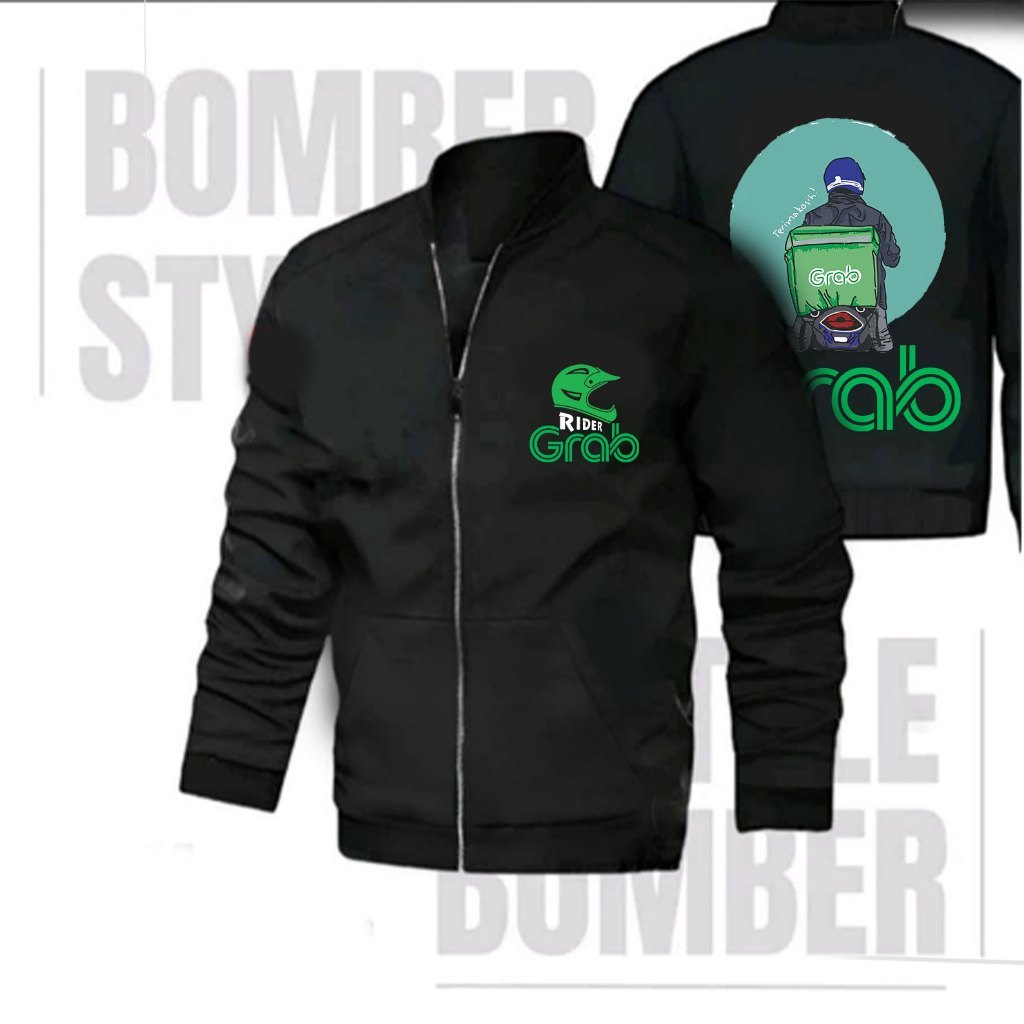 【HOT】Grab Team Hoodie Jacket | Comfortable Zip-Up Sweatshirt | เสื้อ ...