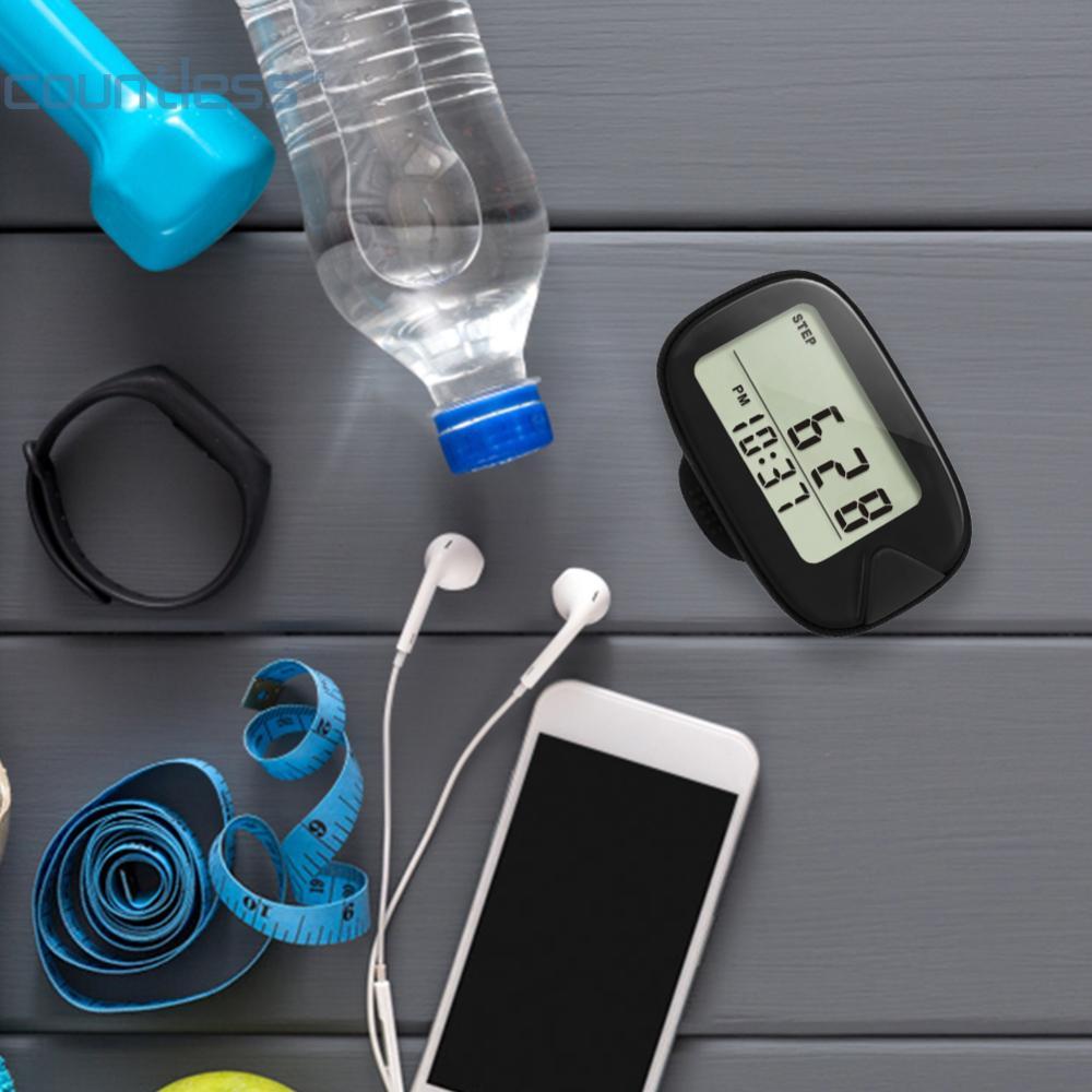 Step Counter Clip-On ตัวนับก้าวอิเล็กทรอนิกส์ multifunction เหมาะสำหรับ ...