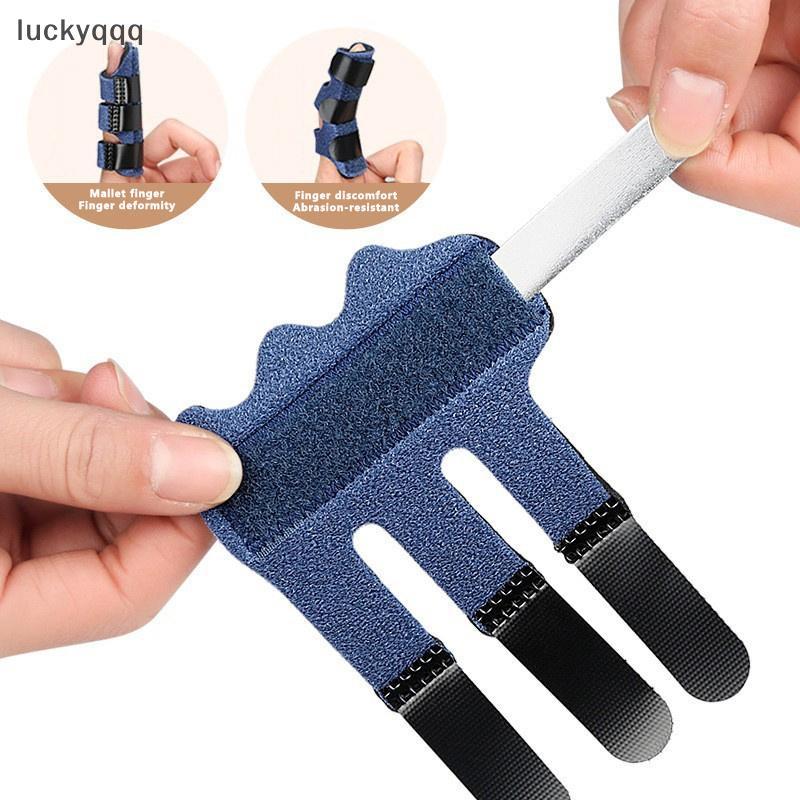 Luckyqqq 1 ชิ้น Trigger Finger Splint, Brace Support 3 เข็มขัดปรับ ...