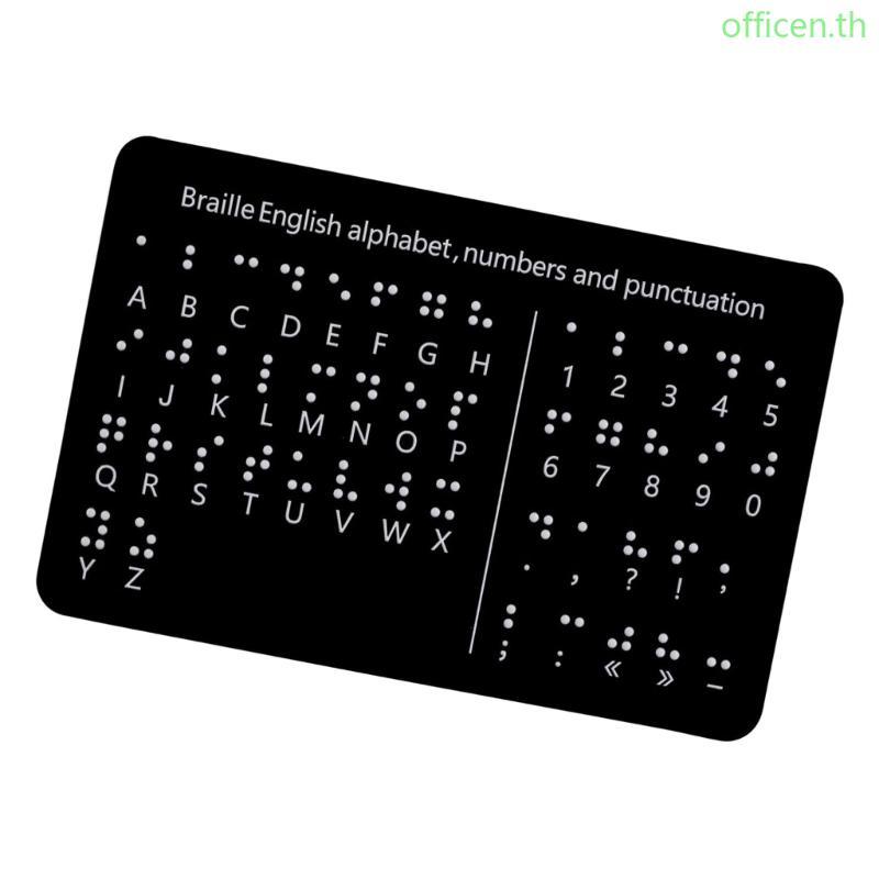 Cen Professional Braille Letter Number Learning Board พร้อมจุดยก 18 ...