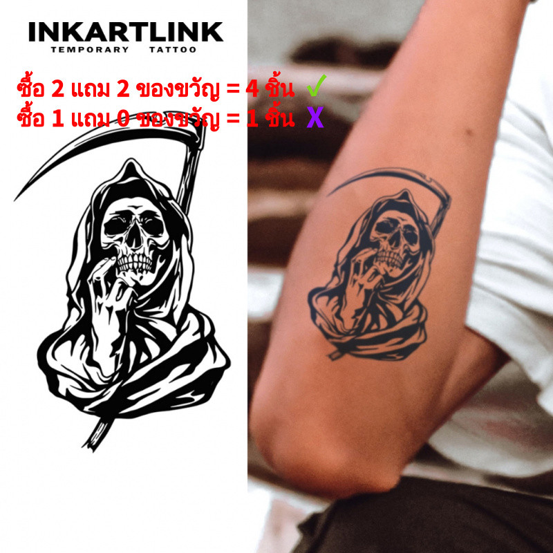 Inkartlink Undead Messenger สติ๊กเกอร์รอยสักชั่วคราว, สติ๊กเกอร์รอยสัก ...