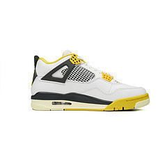 รองเท้าบาสเก็ตบอลJordan 4th Generation สีขาวสีเหลือง รุ่นใหม่ ขนาดสูง ...
