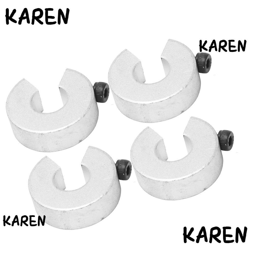 KARENGOODS 4 ชิ้น Linear Rail Stop Collar, SBR20 อลูมิเนียมอัลลอยด์ ...