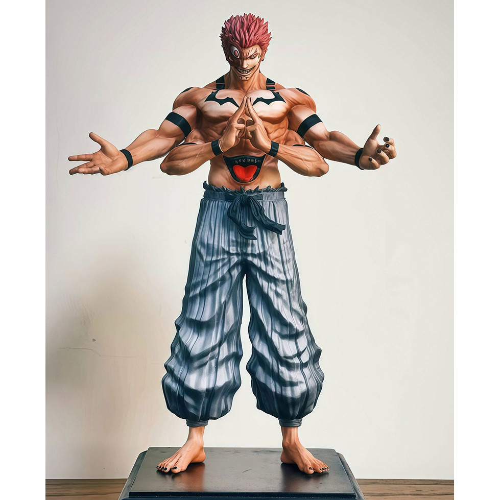 อะนิเมะ Jujutsu Kaisen The Curse King Ryomen Sukuna รูปปั้นรูป | Shopee ...