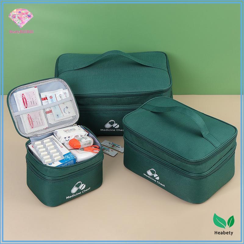 Heabety Home Travel First Aid Kit Double Layer Classification Storage ...