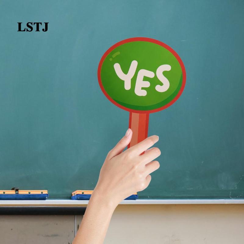 [Lstjj] ใช่ป้ายห้องเรียน Mini Reusable Handheld Voting Board อุปกรณ์ ...