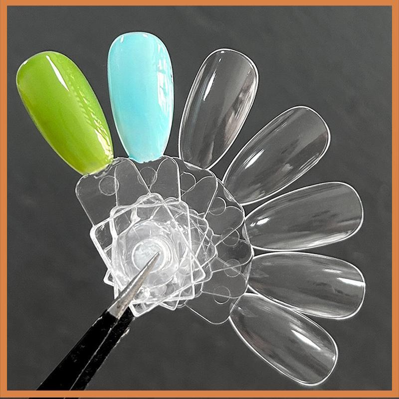 [Further] 24PCS แผนภูมิสีภาษาโปลิชคําแม่เหล็กเล็บปลอมจอแสดงผล Clear สี ...