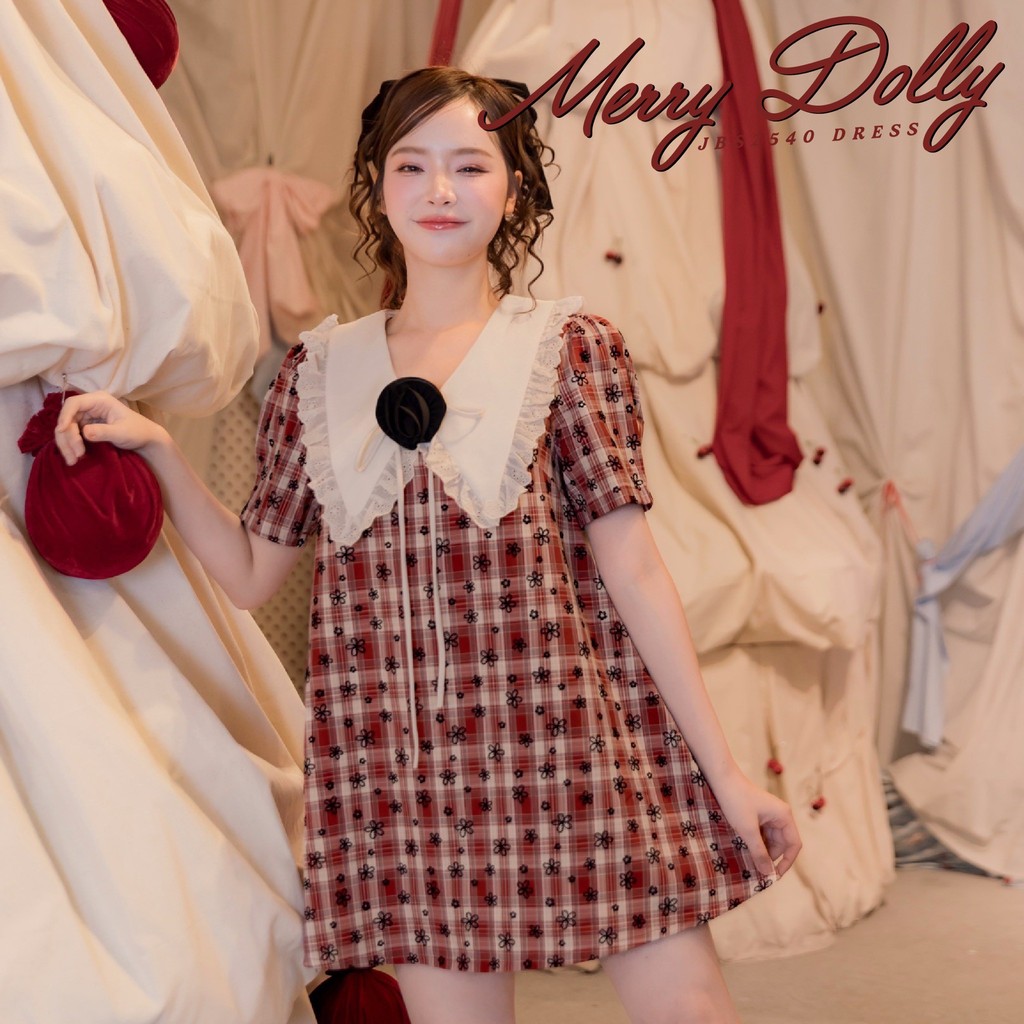 #JBS2540 Merry Dolly Dress Joobs studio | Shopee Thailand