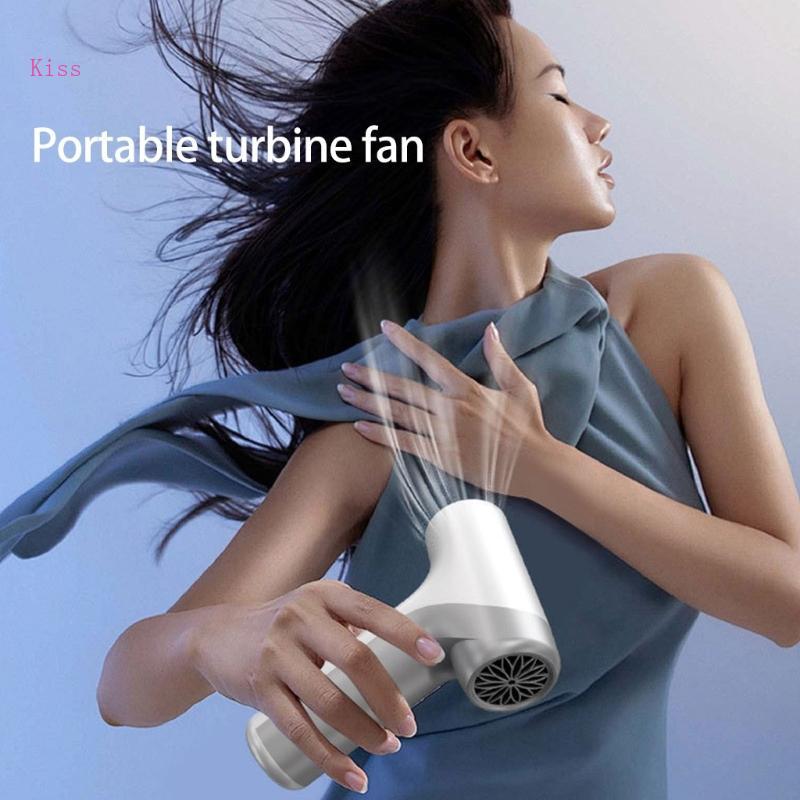 Kiss Pocket Fan มือถือทรงพลัง 98000RPM Mini Fan Air Blower ชาร์จ 4 ความ ...