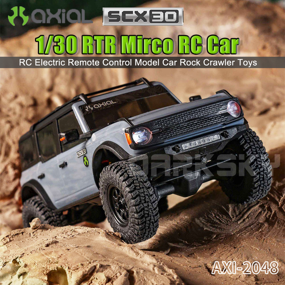 AXIAL 1/30 SCX30 AXI-2048 4WD RTR Mirco RC รีโมทคอนโทรลไฟฟ้ารุ่นรถ Rock ...
