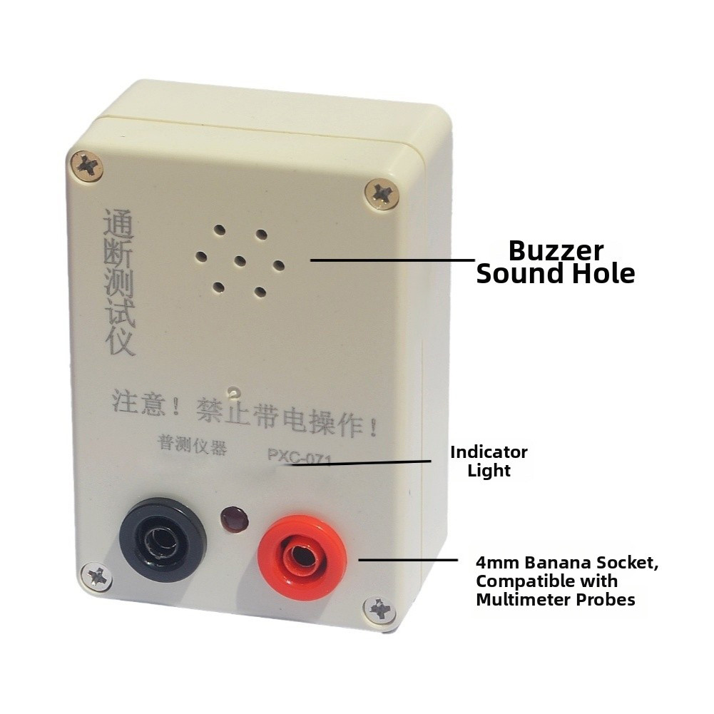 9V Buzzer Tester Audible Buzzer ~ 100dB ไฟ LED ตัวบ่งชี้แบตเตอรี่ 9V ใน ...