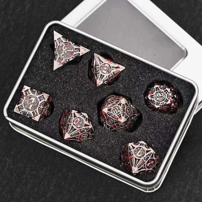 2026COC Running Group Dice โลหะลูกเต๋า Bodes Gate Merchanted D20 ชุด ...