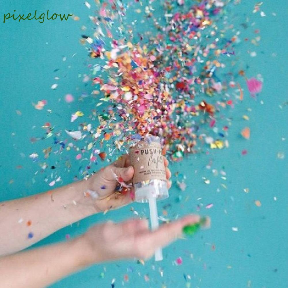 PIXELGLOW Confetti ตกแต่งรอบ 1 ชิ้นครบรอบวันเกิด Push Up Exploding ...
