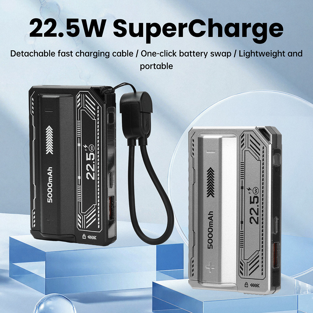 1 ส่วน Solder-Free 21700 Power Bank Case PD 20W Fast Charging สายเคเบิล ...