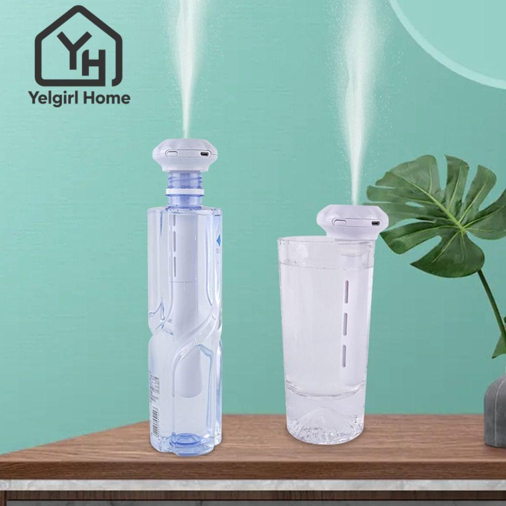 YELGIRLB USB Air Humidifier, โคมไฟ LED ABS Essential Oil Diffuser, Mini ...