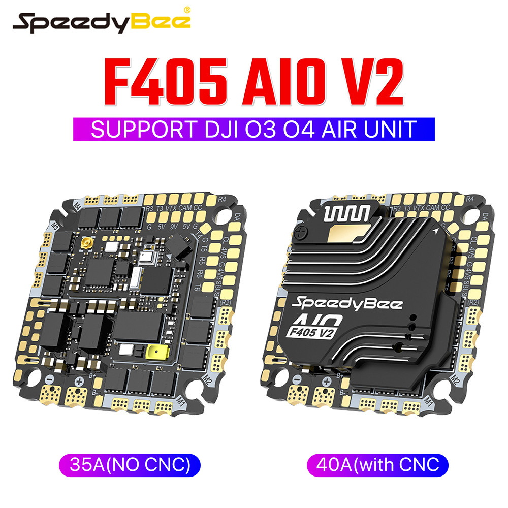 SpeedyBee F405 AIO V2 ตัวควบคุมการบิน 35A 40A 3-6S Dual BEC รองรับ DJI ...