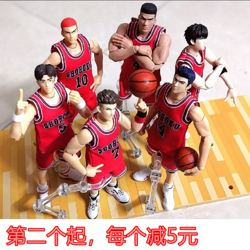 Dasheng รุ่น Slam Dunk ตุ๊กตา Xiangbei Sakuragi ดอกไม้แผนที่ Rukawa ...