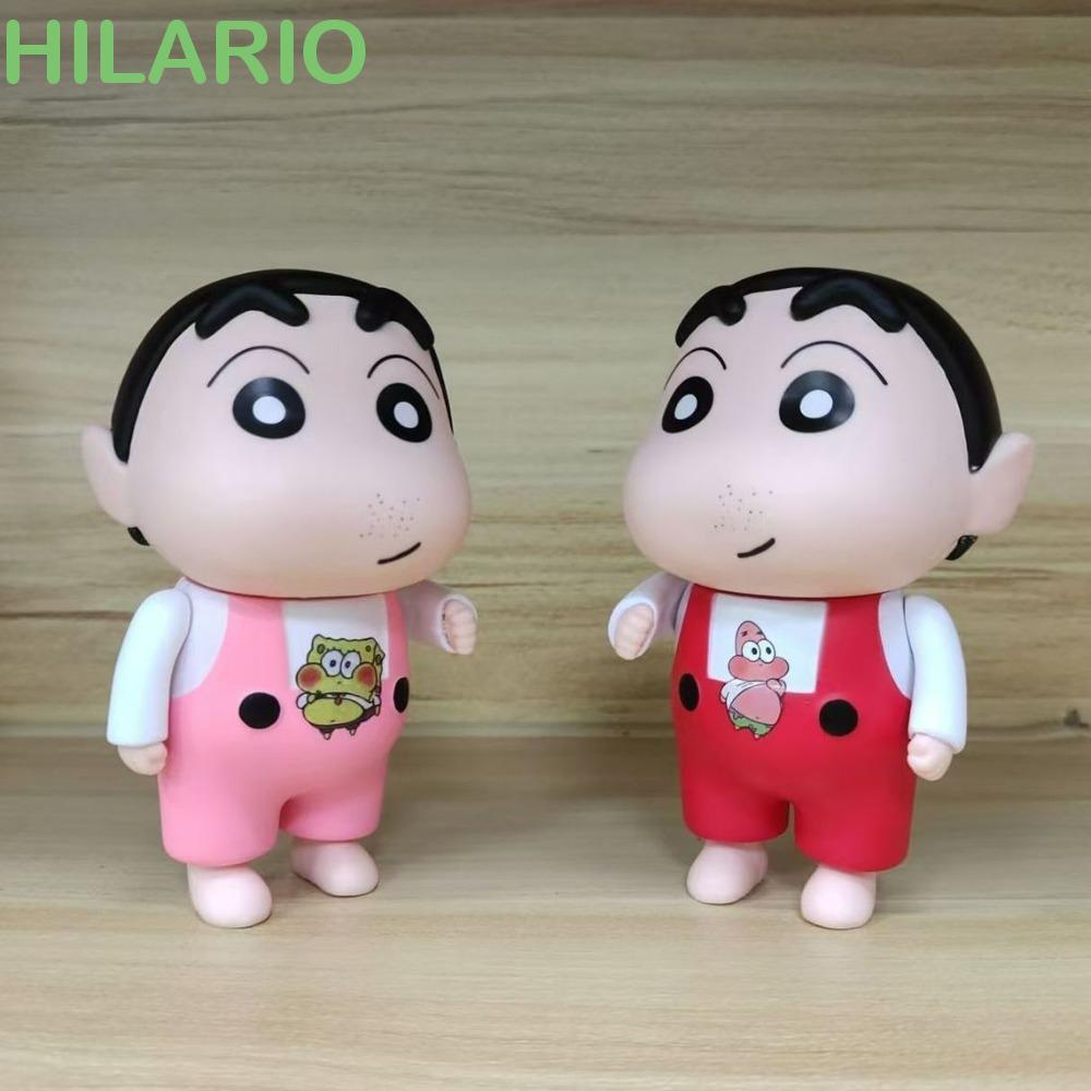 HILARIO Crayon Shin-Chan ของเล่น, PVC ตุ๊กตารูปปั้น Crayon Shin-Chan อะ ...
